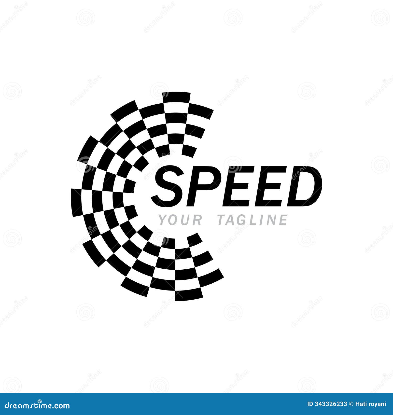 Speed Flag Logo and Symbol Vector Image Stock Vector - Illustration of ...