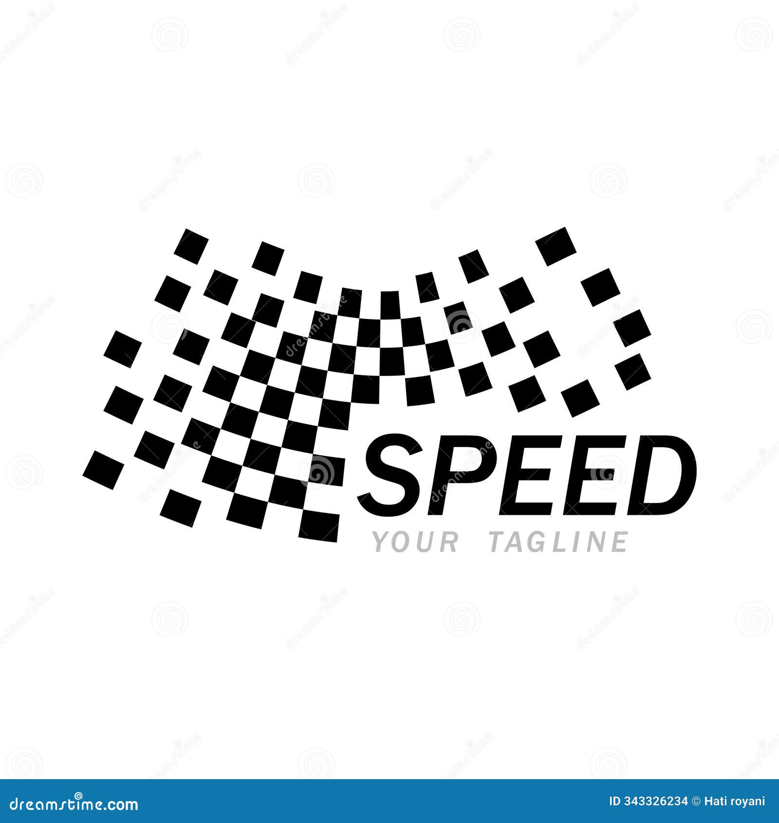 Speed Flag Logo and Symbol Vector Image Stock Vector - Illustration of ...