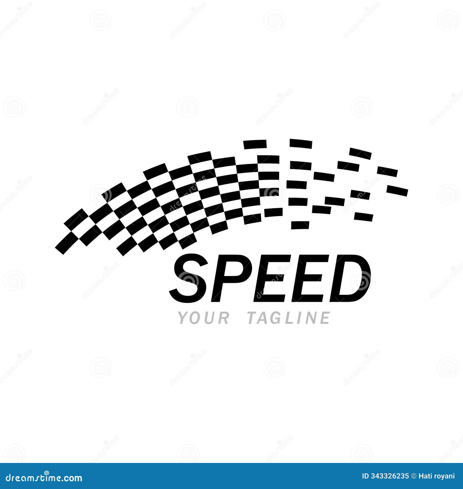Speed Flag Logo and Symbol Vector Image Stock Vector - Illustration of ...