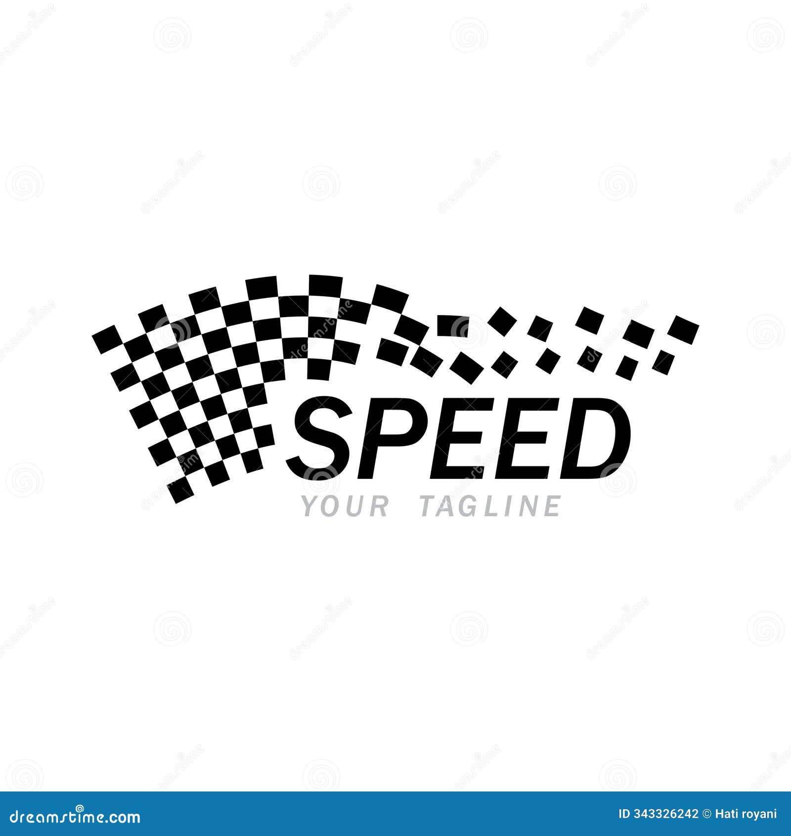 Speed Flag Logo and Symbol Vector Image Stock Vector - Illustration of ...