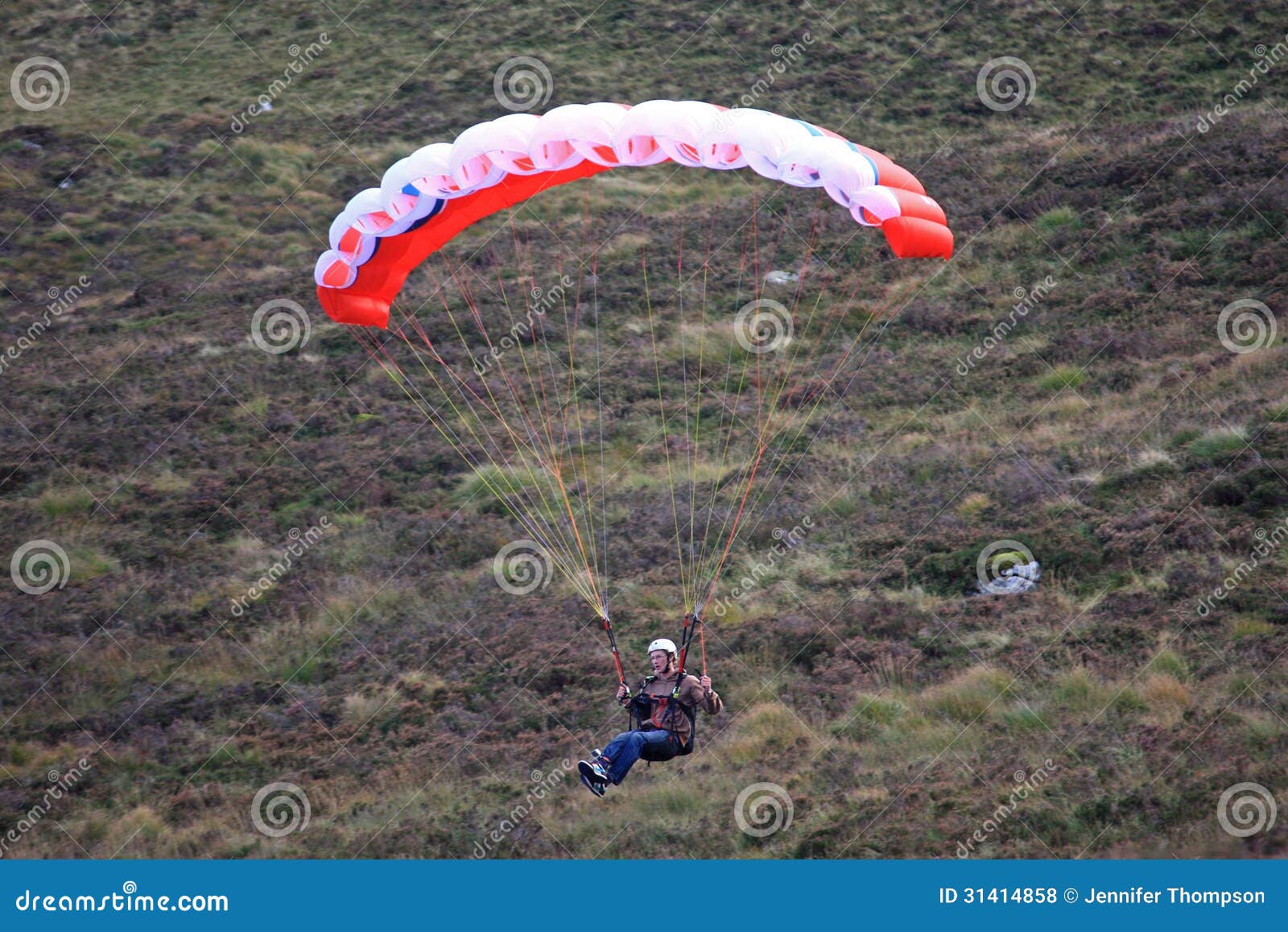 Speed flier stock photo. Image of paraglider, flight - 31414858