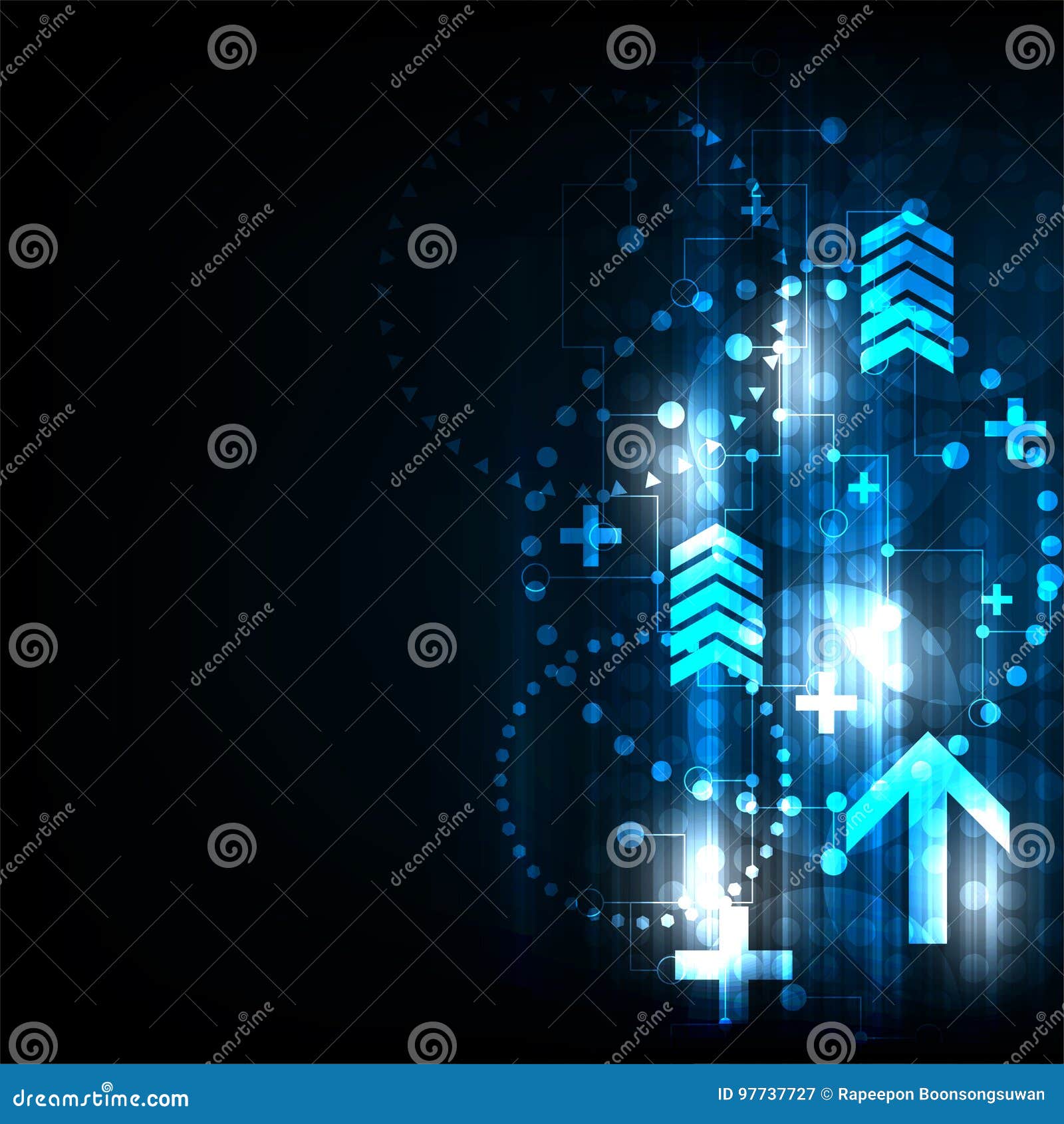 Speed of Future Communication. Stock Vector - Illustration of geometry ...