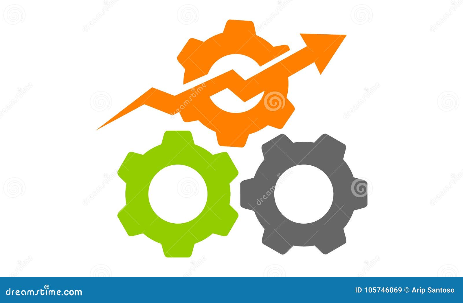 Speed Gear Logo Design Template Stock Vector - Illustration of cool ...