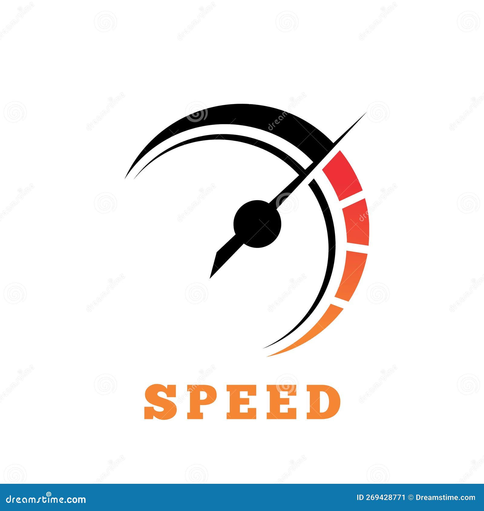 Speed icon stock illustration. Illustration of drawing - 269428771