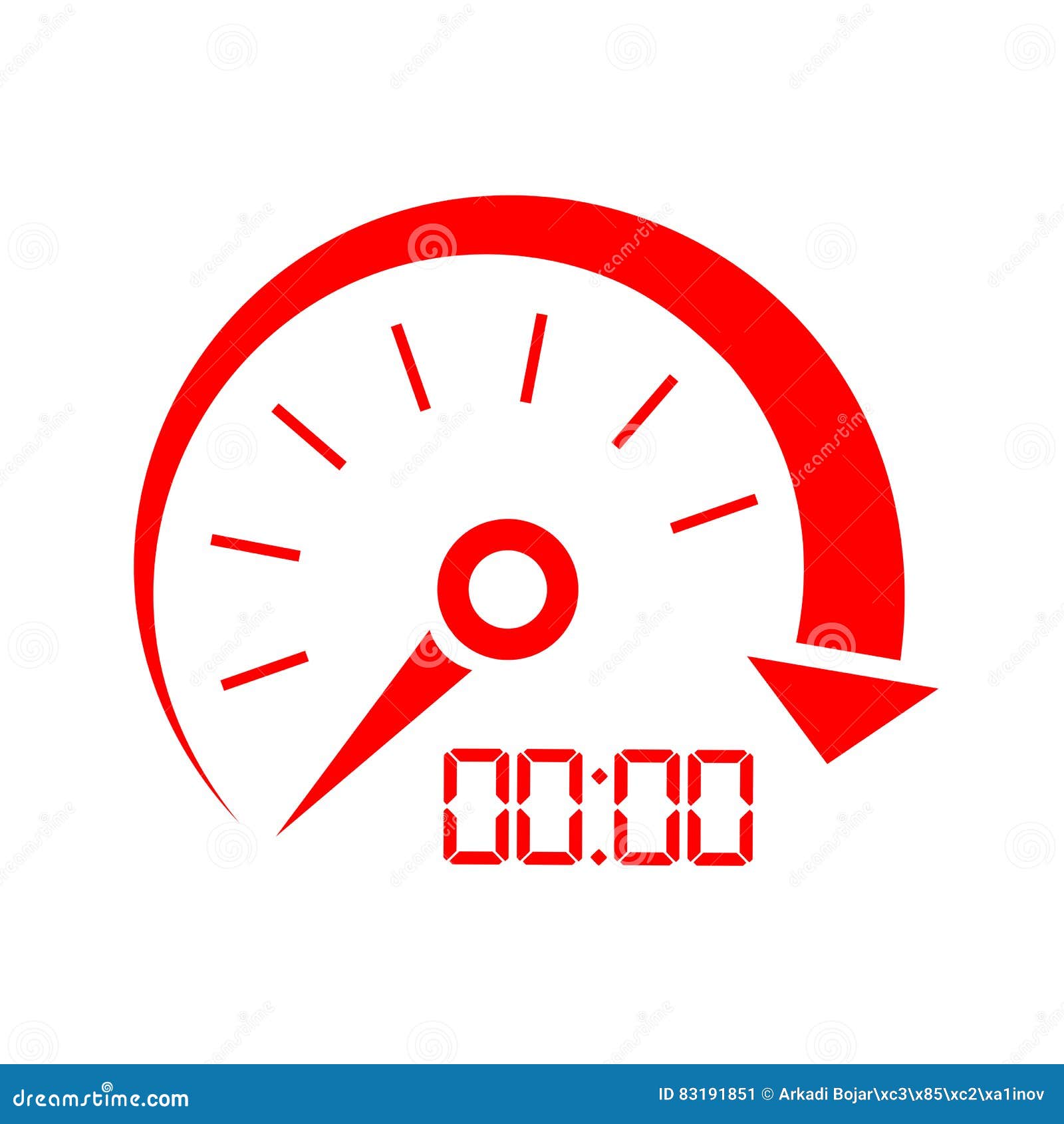 Speed Indicator Vector Logo Design. Speedometer Icon Symbol Design ...