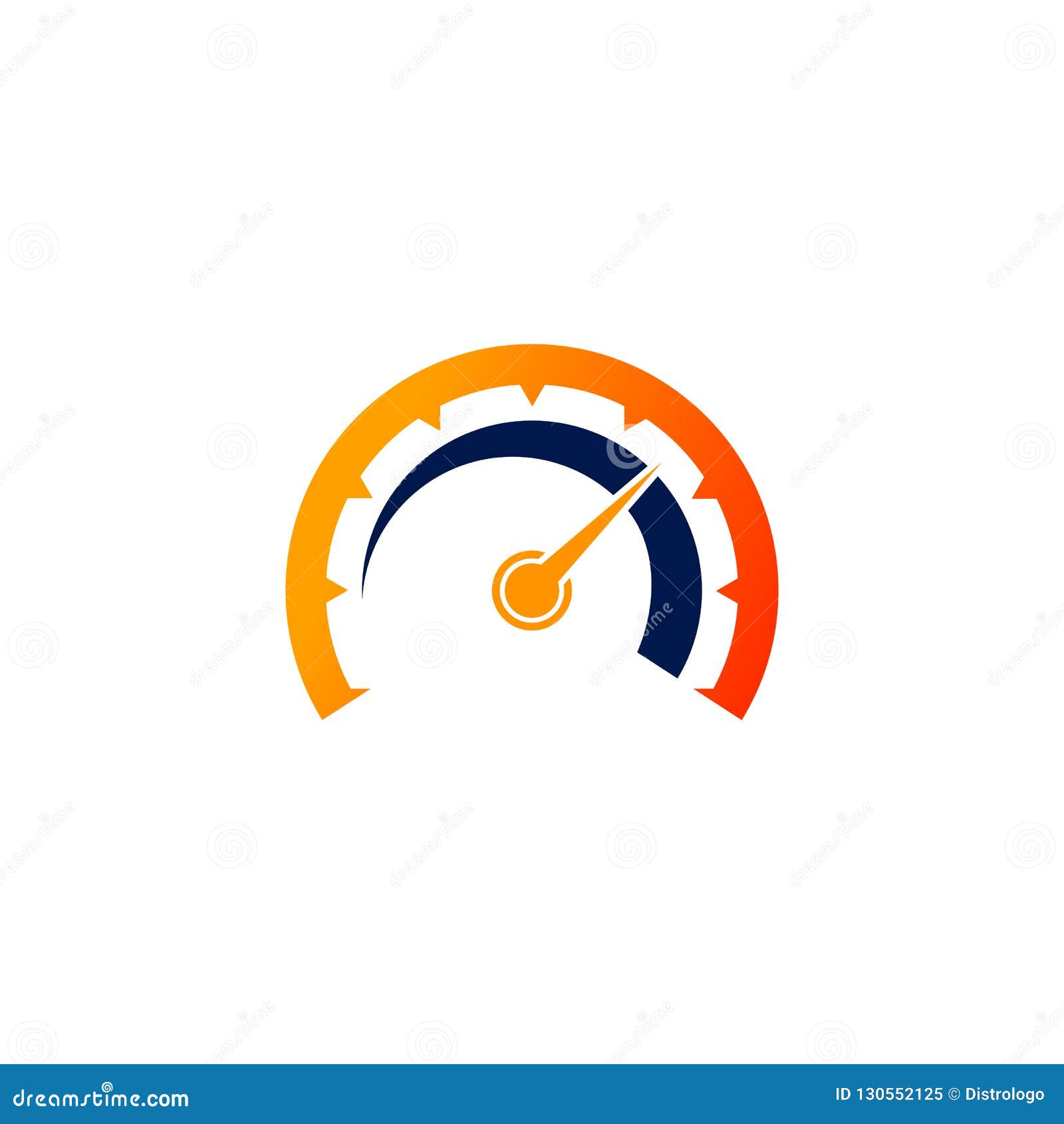 Speed Indicator Vector Icon. Speedometer Symbol Design Template Stock ...