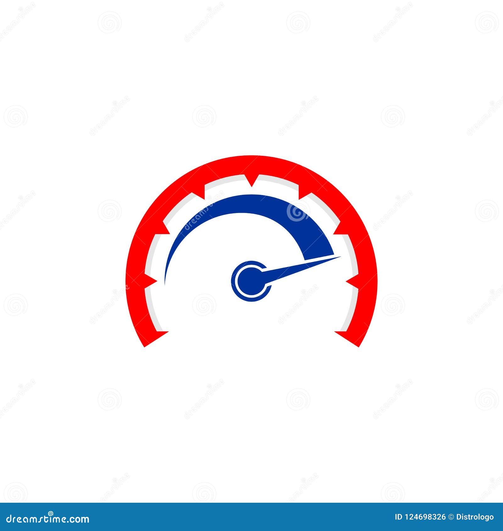Speed Indicator Vector Logo Design. Speedometer Icon Symbol Design ...
