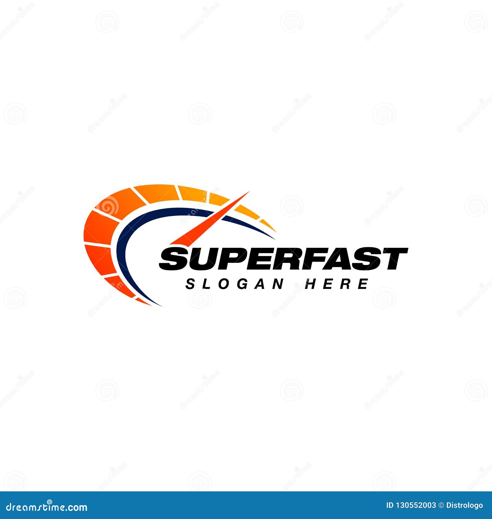 Speed Indicator Vector Logo Design. Speedometer Symbol Design Te Stock ...