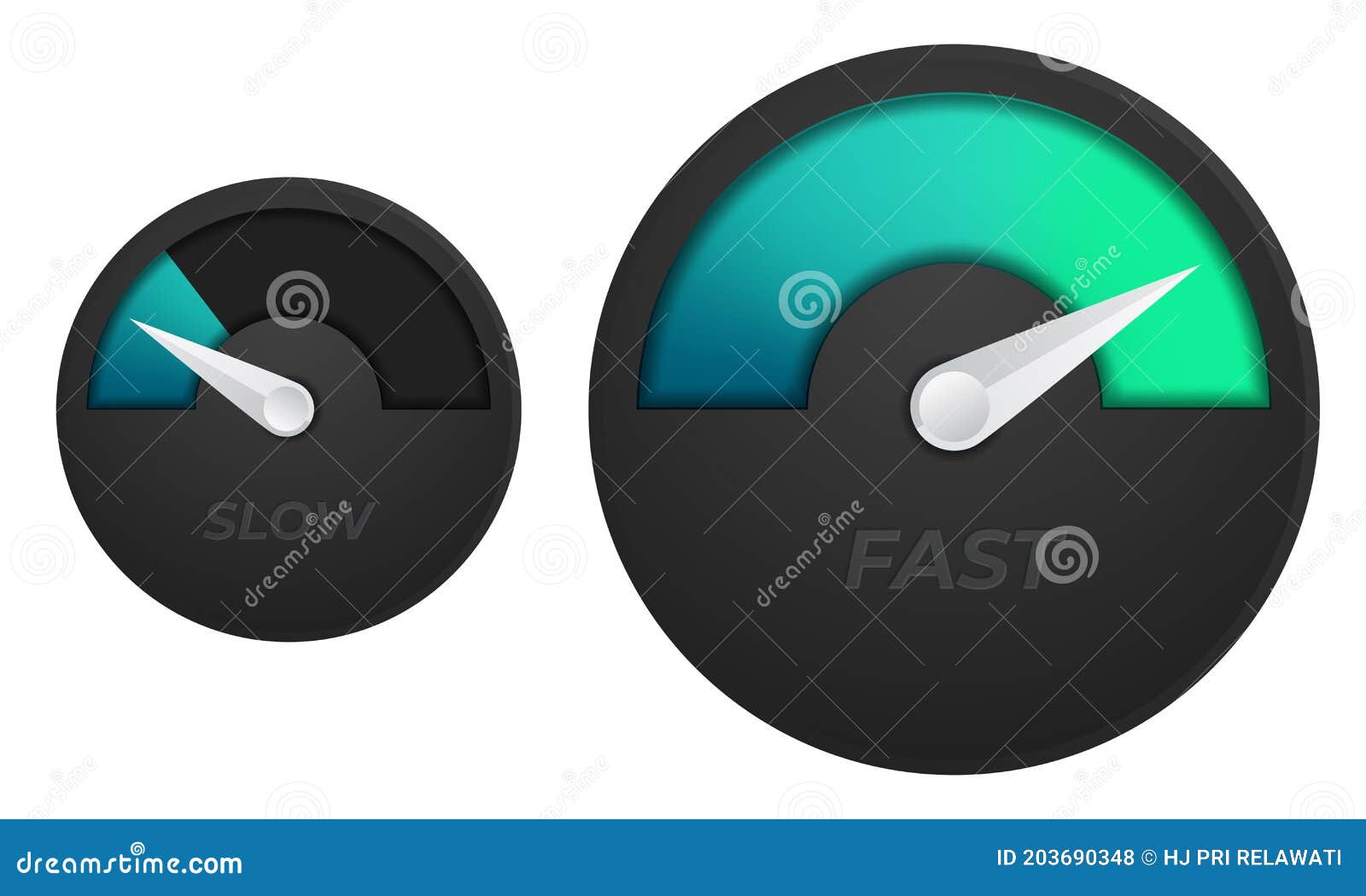 Speed Indicators Interface Measurement Set Meter Speedometer Dashboard ...