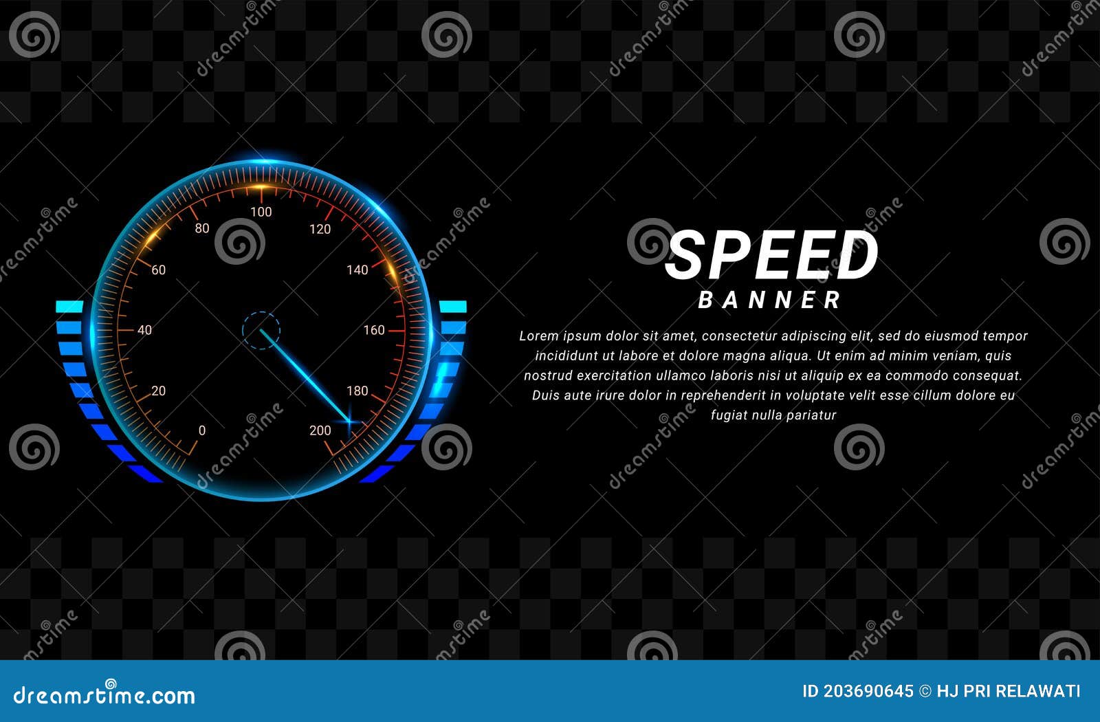 Speed Indicators Interface Measurement Set Meter Speedometer Dashboard ...