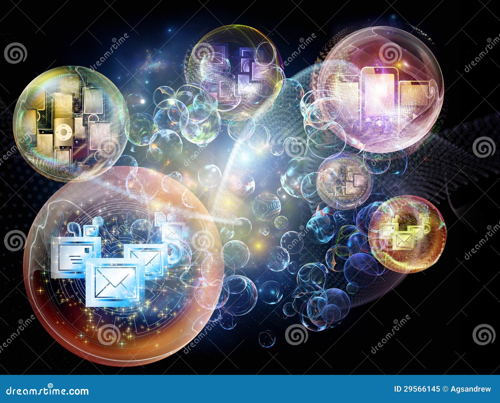 Speed of Information stock illustration. Illustration of perspective ...