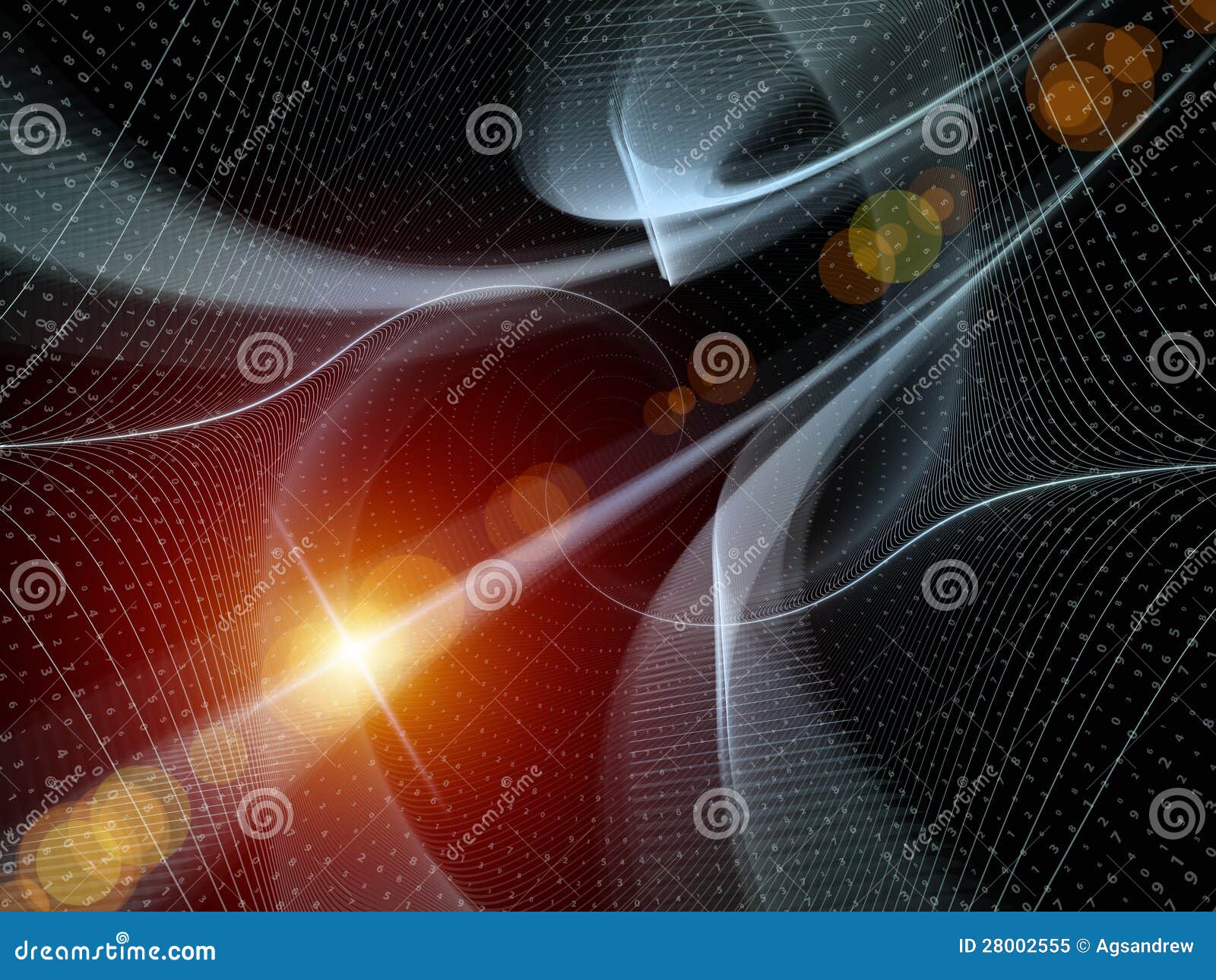 Speed of Information Stream Stock Illustration - Illustration of rotate ...