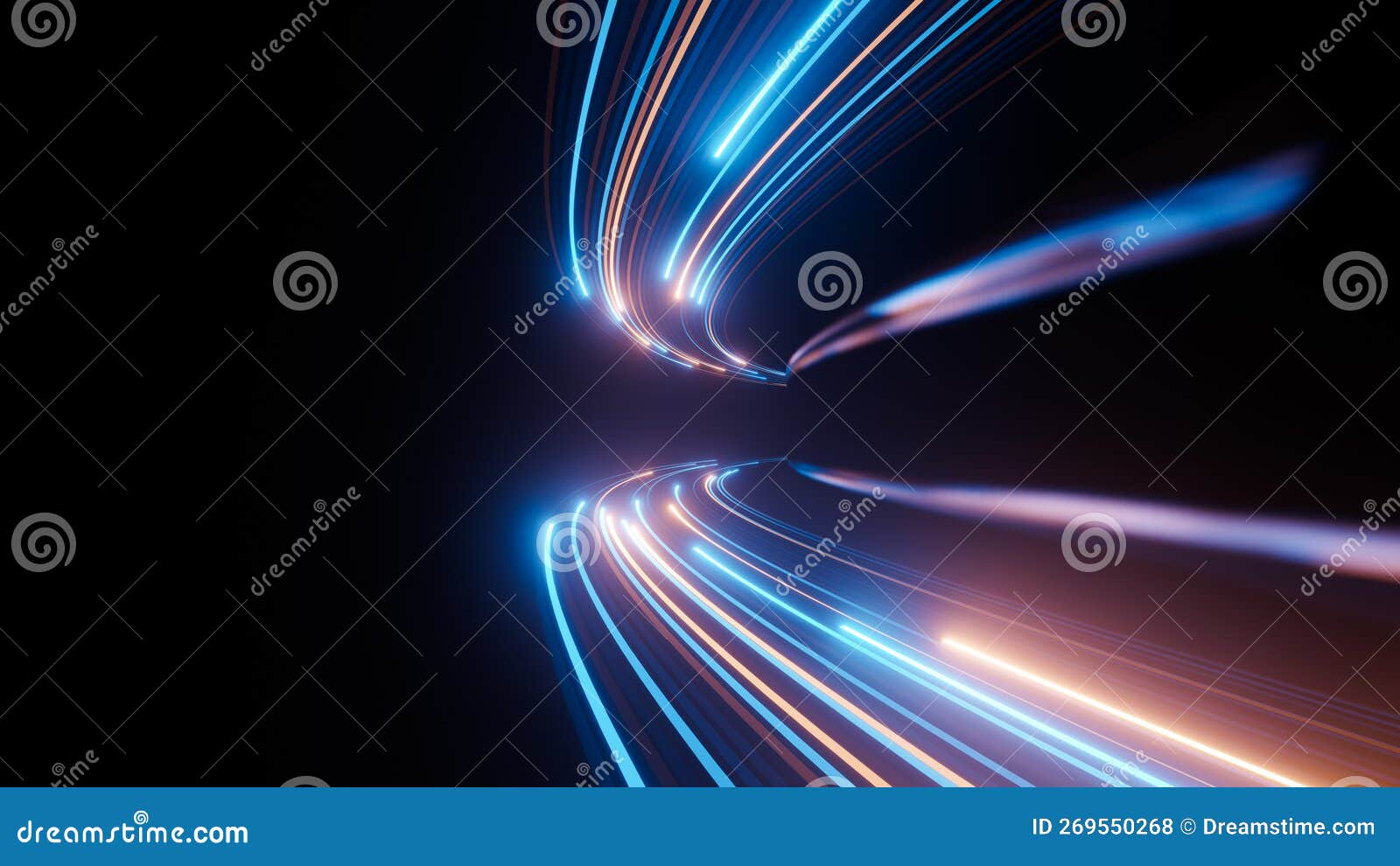 Speed Light Line Internet of Things Background Stock Illustration ...