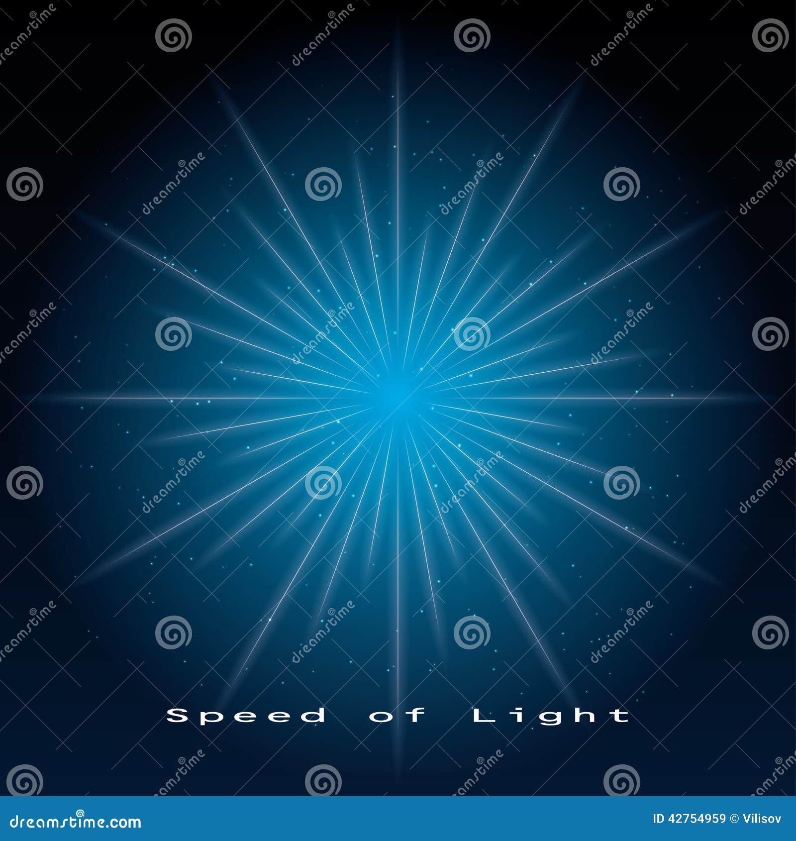 Speed of light stock vector. Illustration of background - 42754959