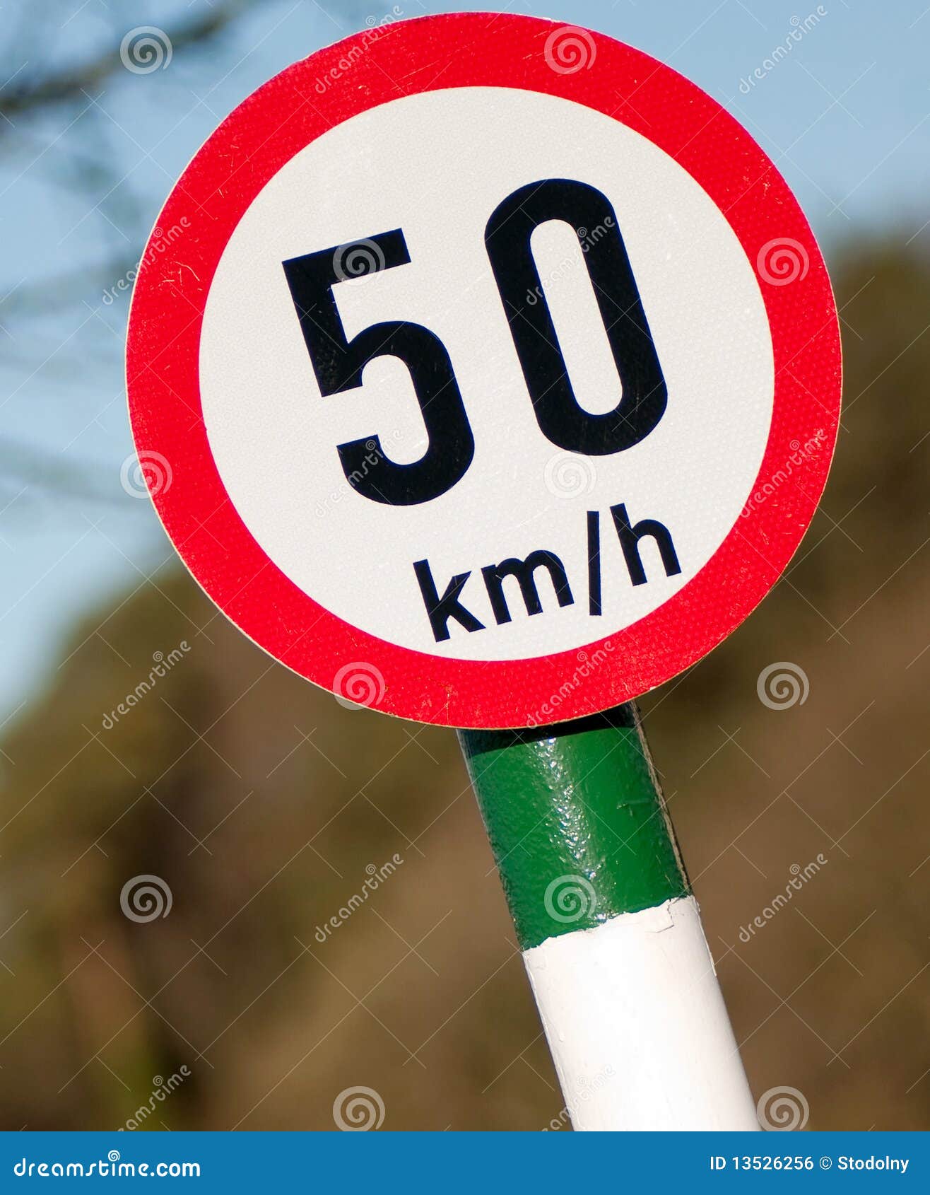 Speed Limit stock photo. Image of busy, lines, fifty - 13526256