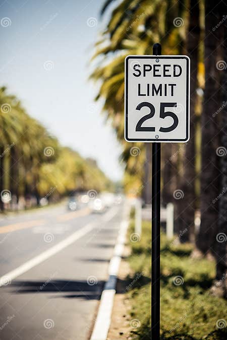 Speed Limit 25 sign stock photo. Image of america, metal - 37609576