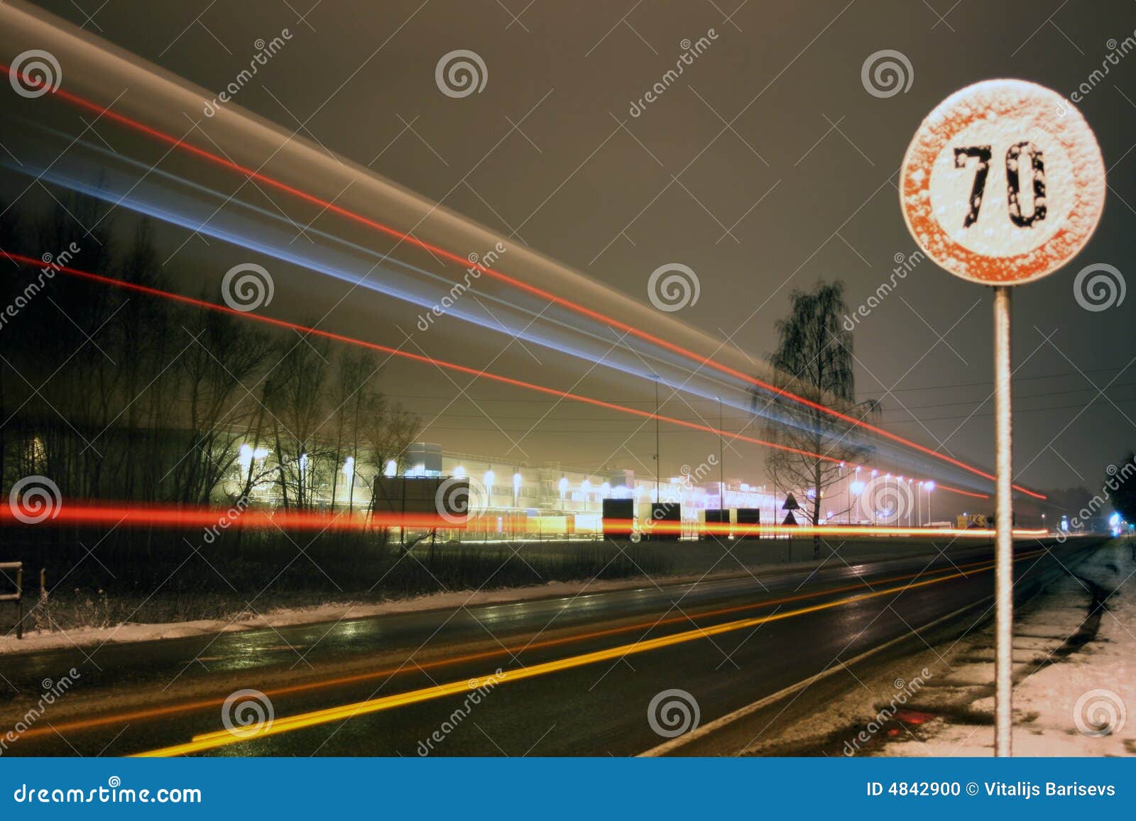 Speed Limit Sign At Roundabout Stock Photo | CartoonDealer.com #127890006