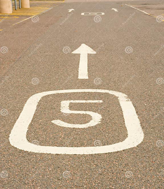 Speed Limit 5 Miles Per Hour. Stock Photo - Image of traffic, rule ...