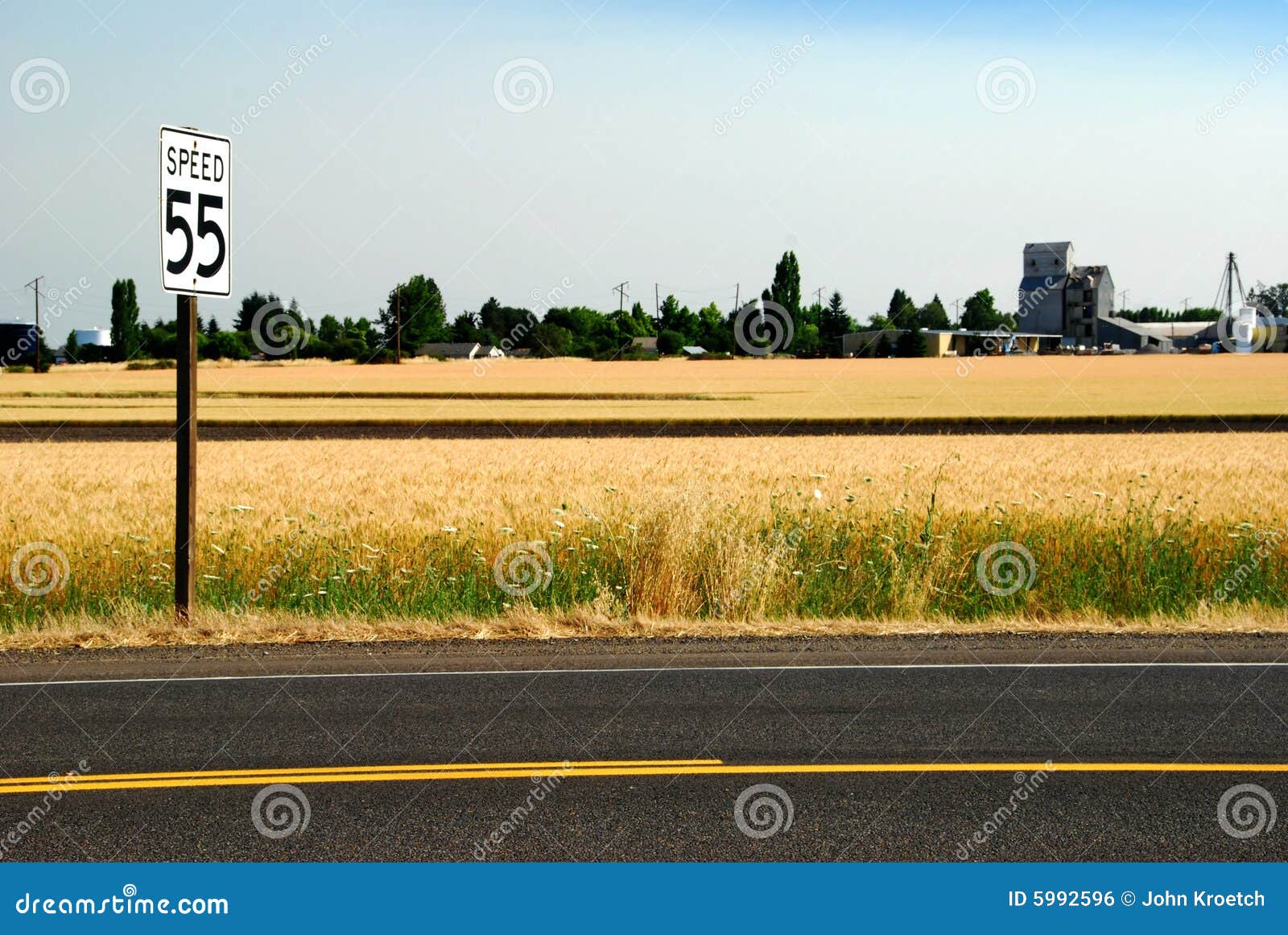 Speed Limit 55 stock photo. Image of silo, miles, post - 5992596