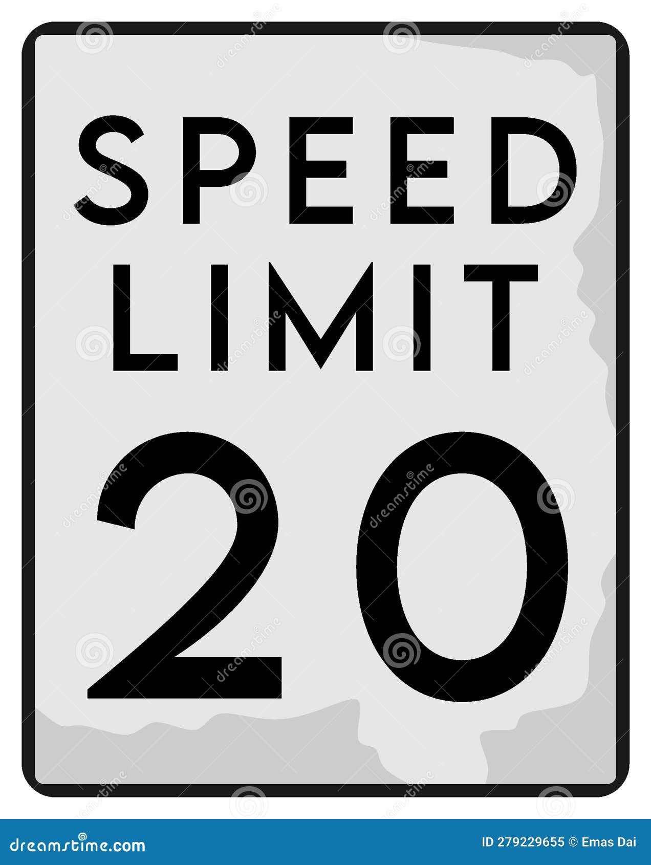 Speed Limit 20 with Best Quality Stock Vector - Illustration of logo ...