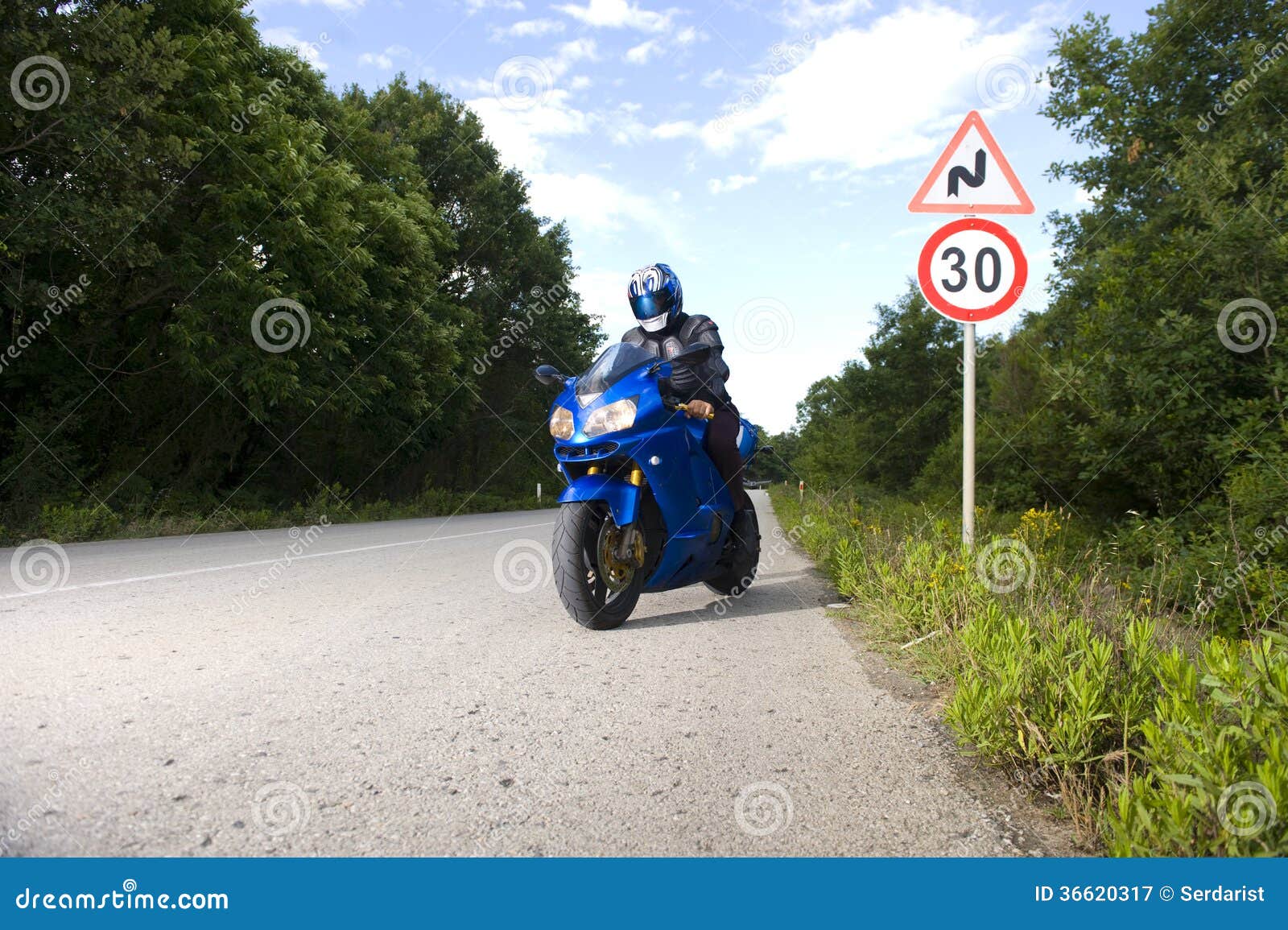 Speed Limit and the Motorbike Stock Image - Image of motorcycle, trip ...
