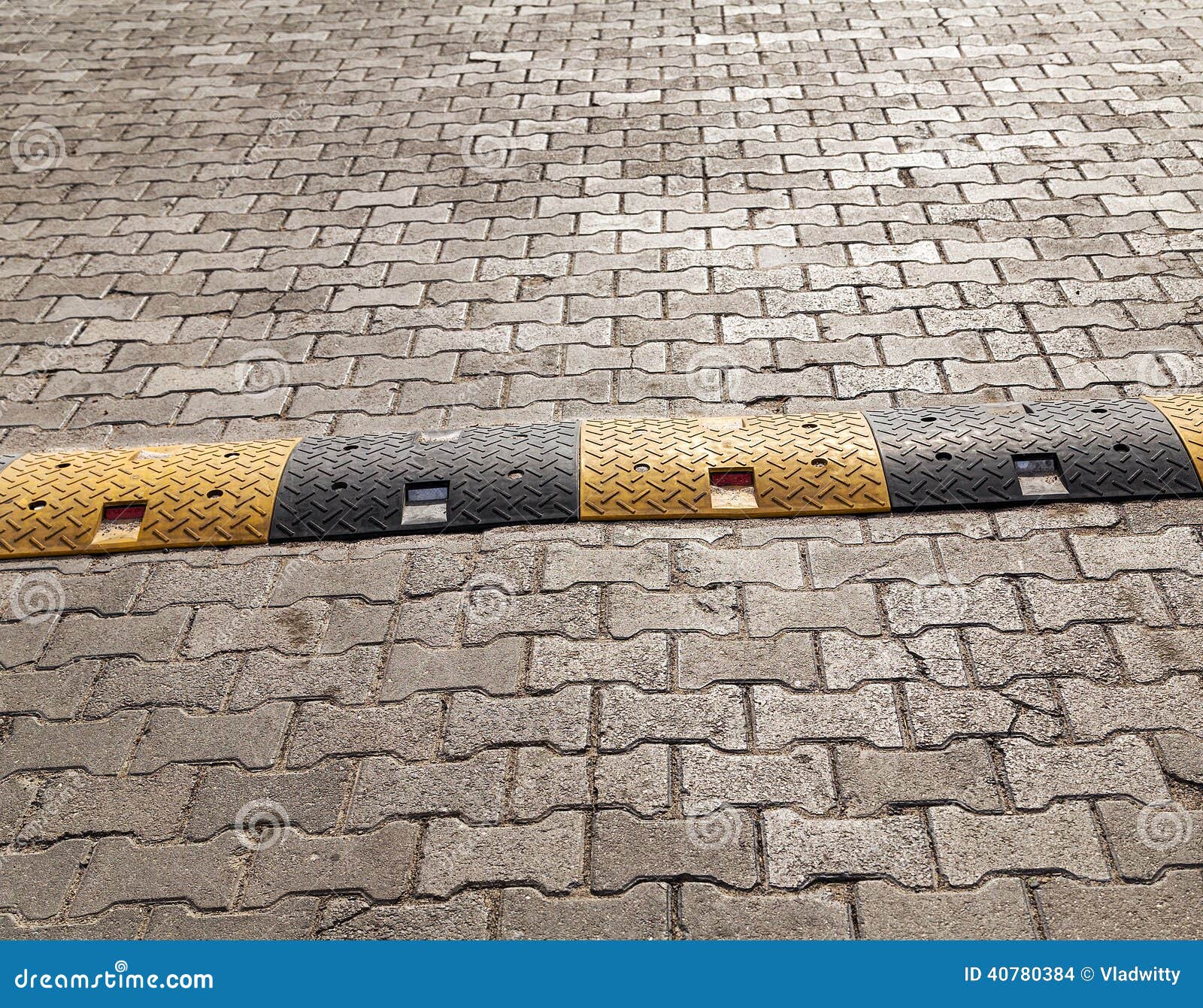 Speed limit police on road stock photo. Image of concentric - 40780384