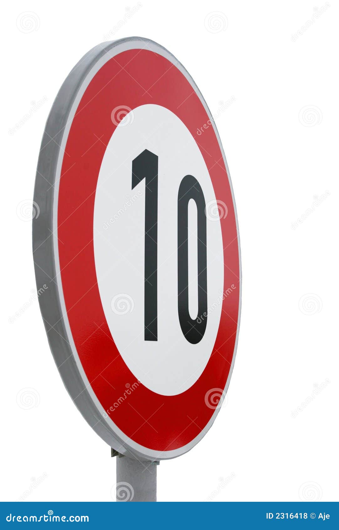 Speed limit road sign stock photo. Image of kmph, symbol - 2316418