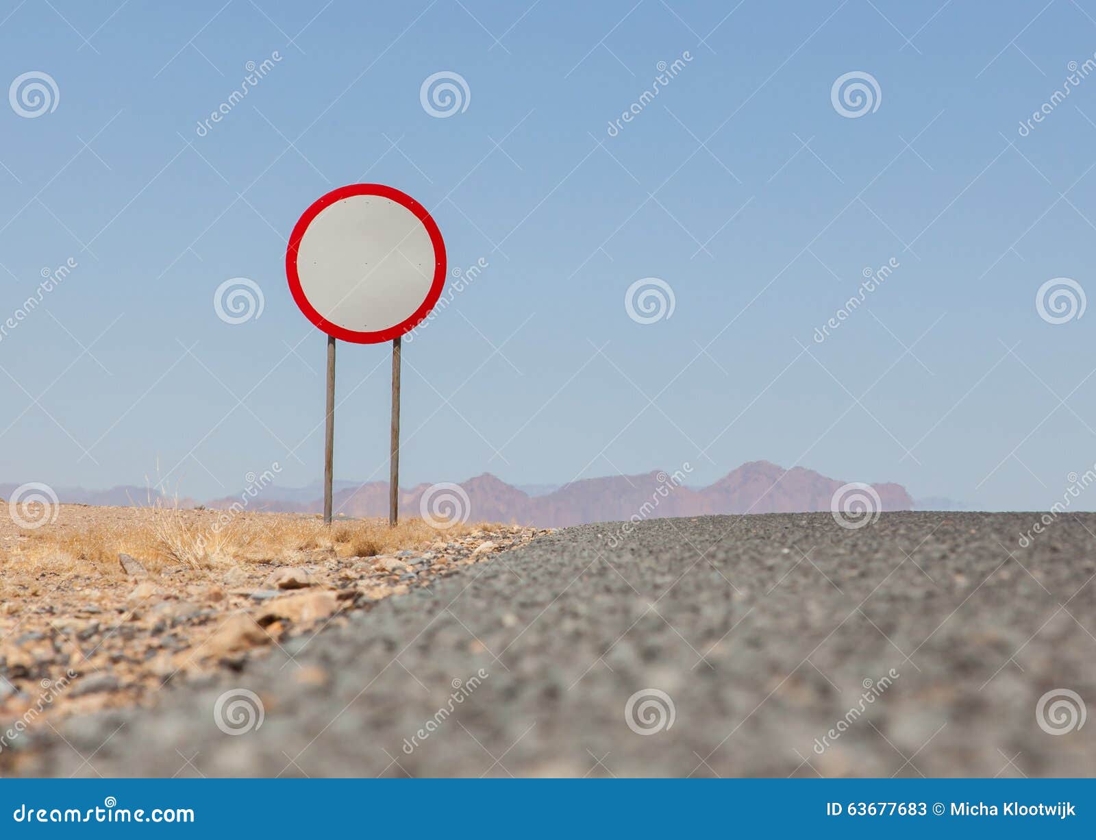 Speed Limit Sign at a Desert Road Stock Image - Image of fine, namib ...
