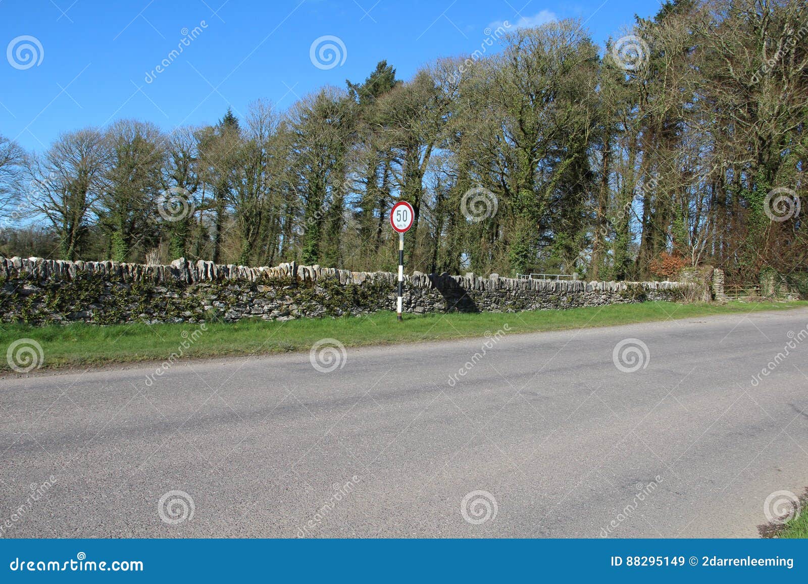 Speed limit sign Ireland stock image. Image of cloud - 88295149