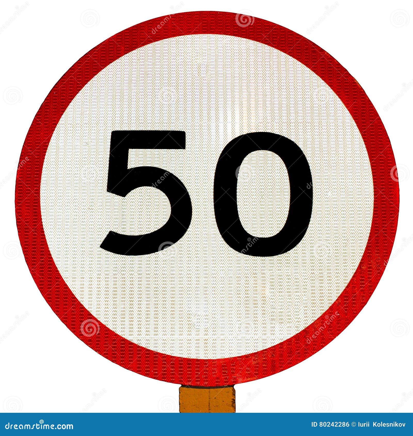 50 speed limit sign stock photo. Image of reflective - 80242286