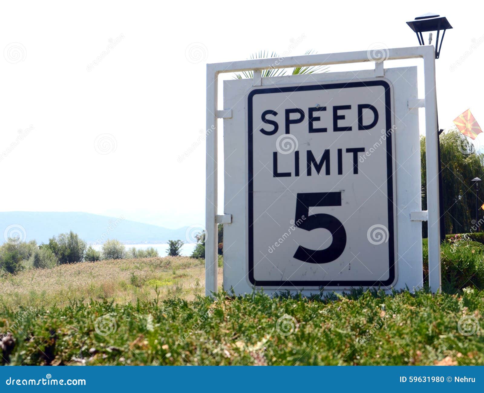 Speed Limit 5 Sign stock photo. Image of number, miles - 59631980