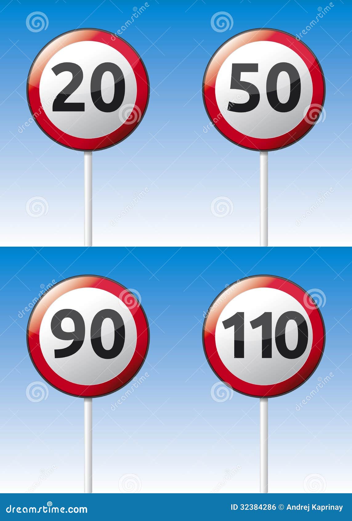 30 MPH Limit Traffic Sign Cartoon Vector | CartoonDealer.com #116933533