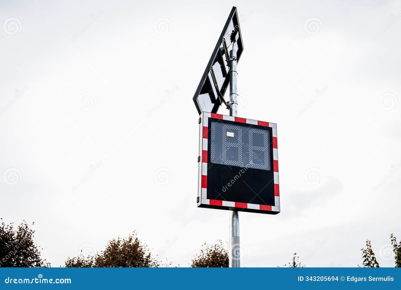 Indicator Sign. No Entry. Sign On The Fence Wooden Gate With Blurred ...