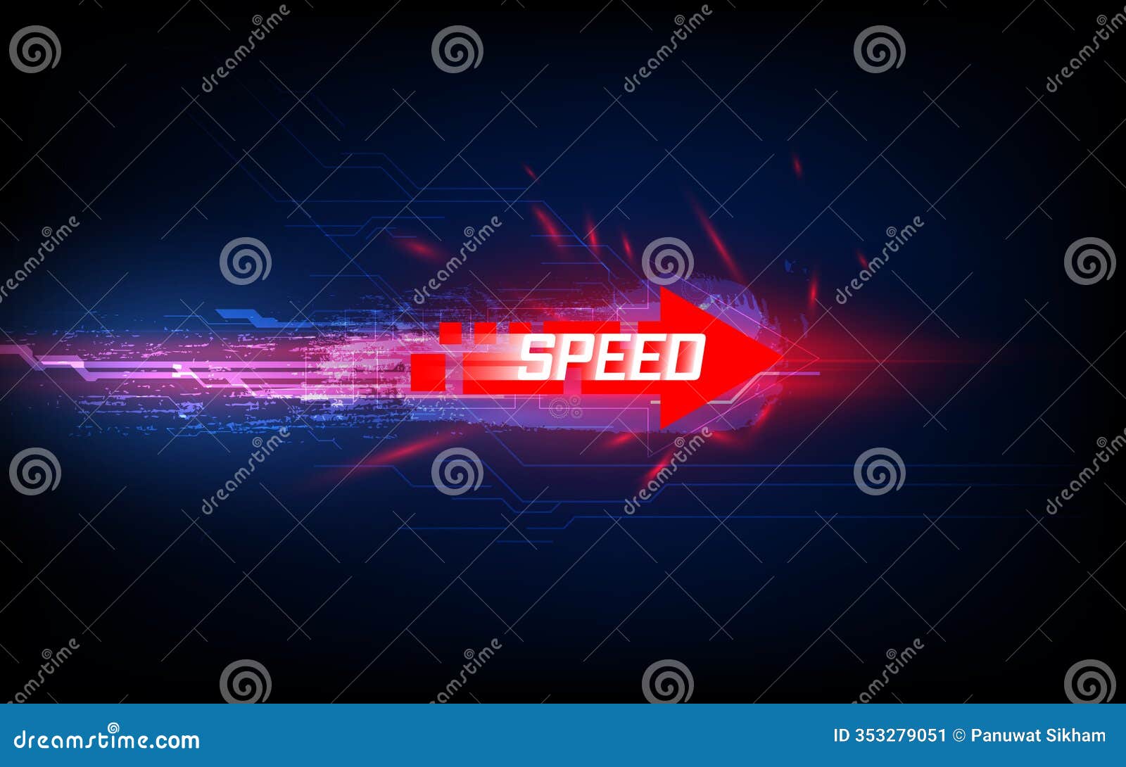 Speed Line Pattern Technology Innovation Design Concept Background ...