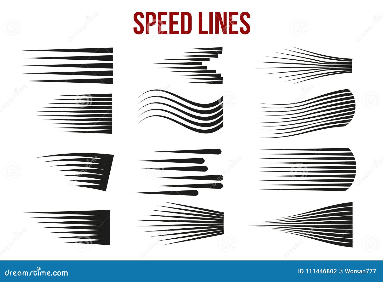 Speed Lines Vector