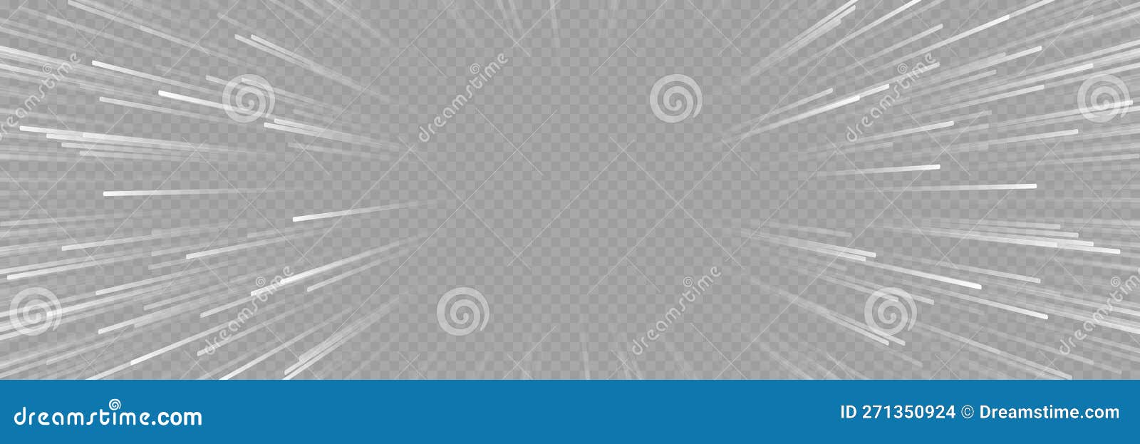 Speed Lines on a Transparent Background. White Sparks and Rays of Light ...