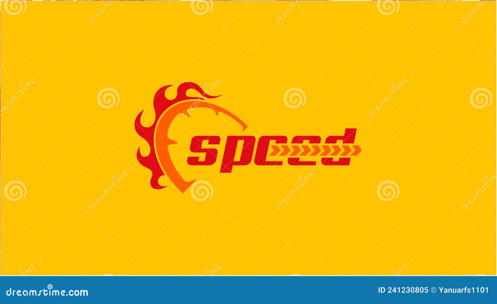 Speed Logo Design Concept Template Vector Stock Vector - Illustration ...