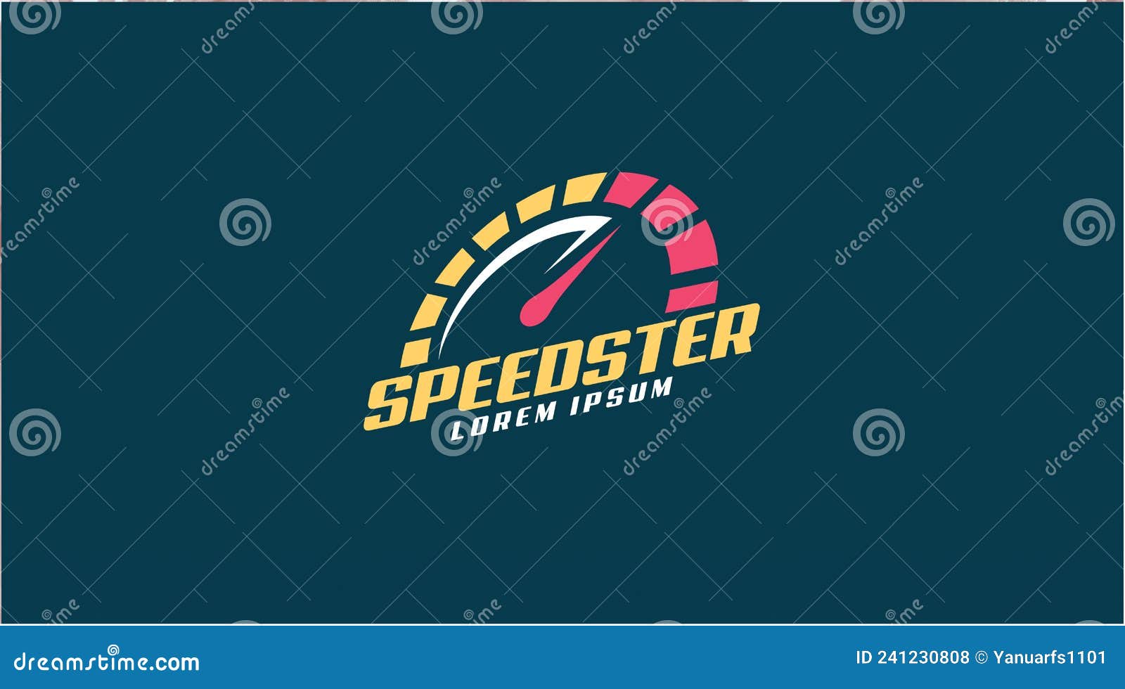 Speed Logo Design Concept Template Vector Stock Vector - Illustration ...