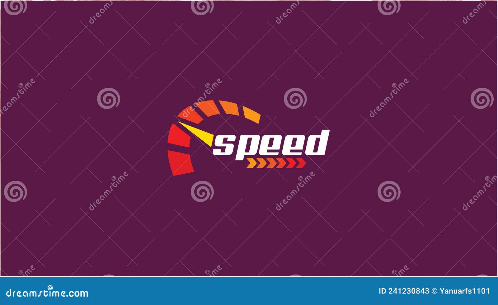 Speed Logo Design Concept Template Vector Stock Illustration ...