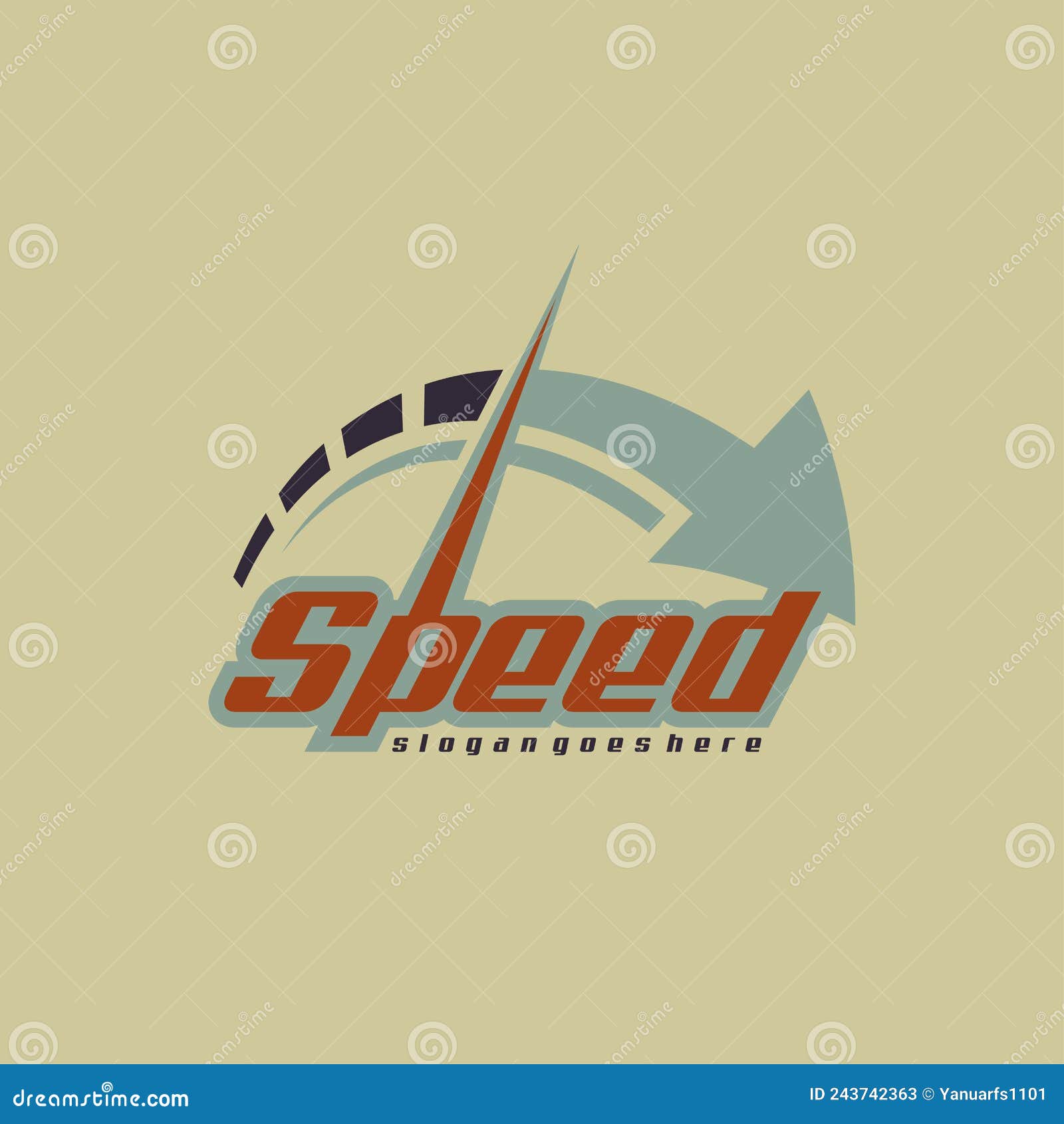 Speed Logo Design Concept Vector Stock Illustration - Illustration of ...