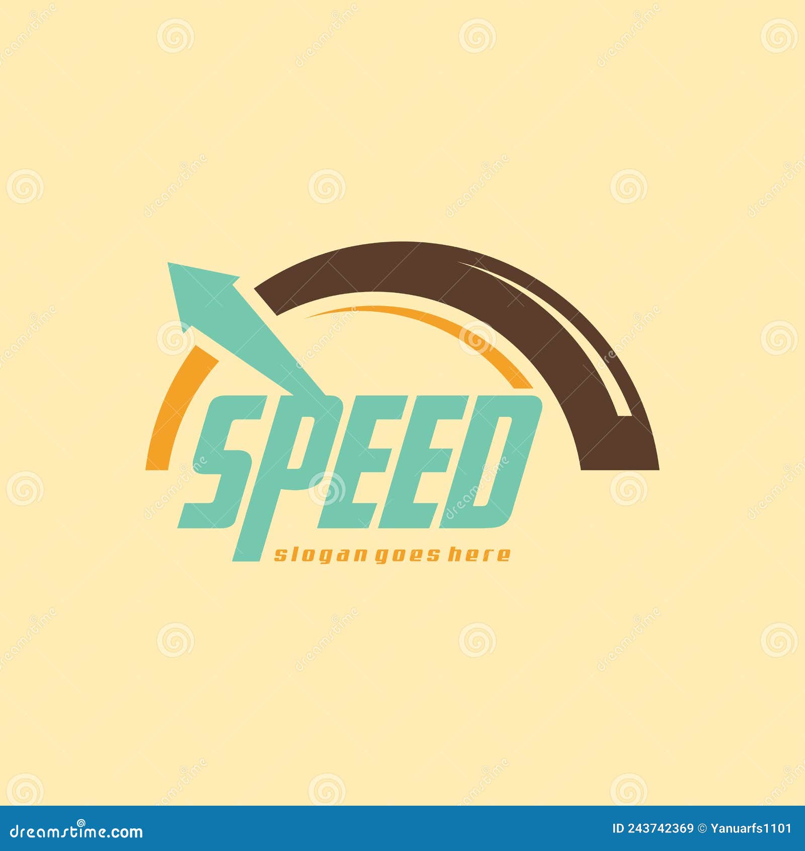 Speed Logo Design Concept Vector Stock Illustration - Illustration of ...