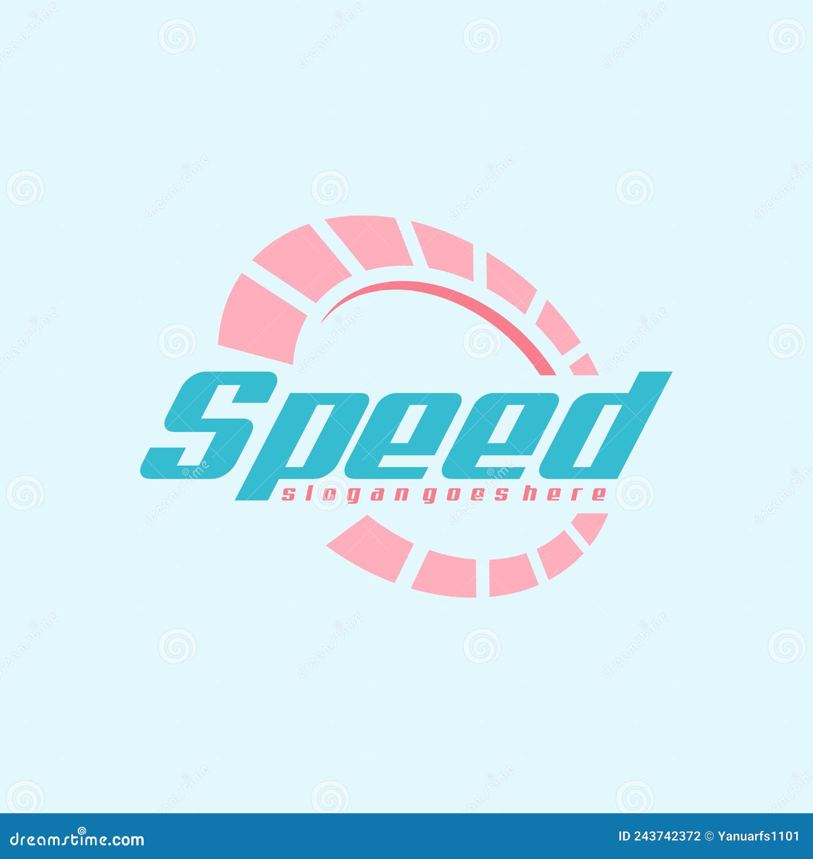 Speed Logo Design Concept Vector Stock Illustration - Illustration of ...