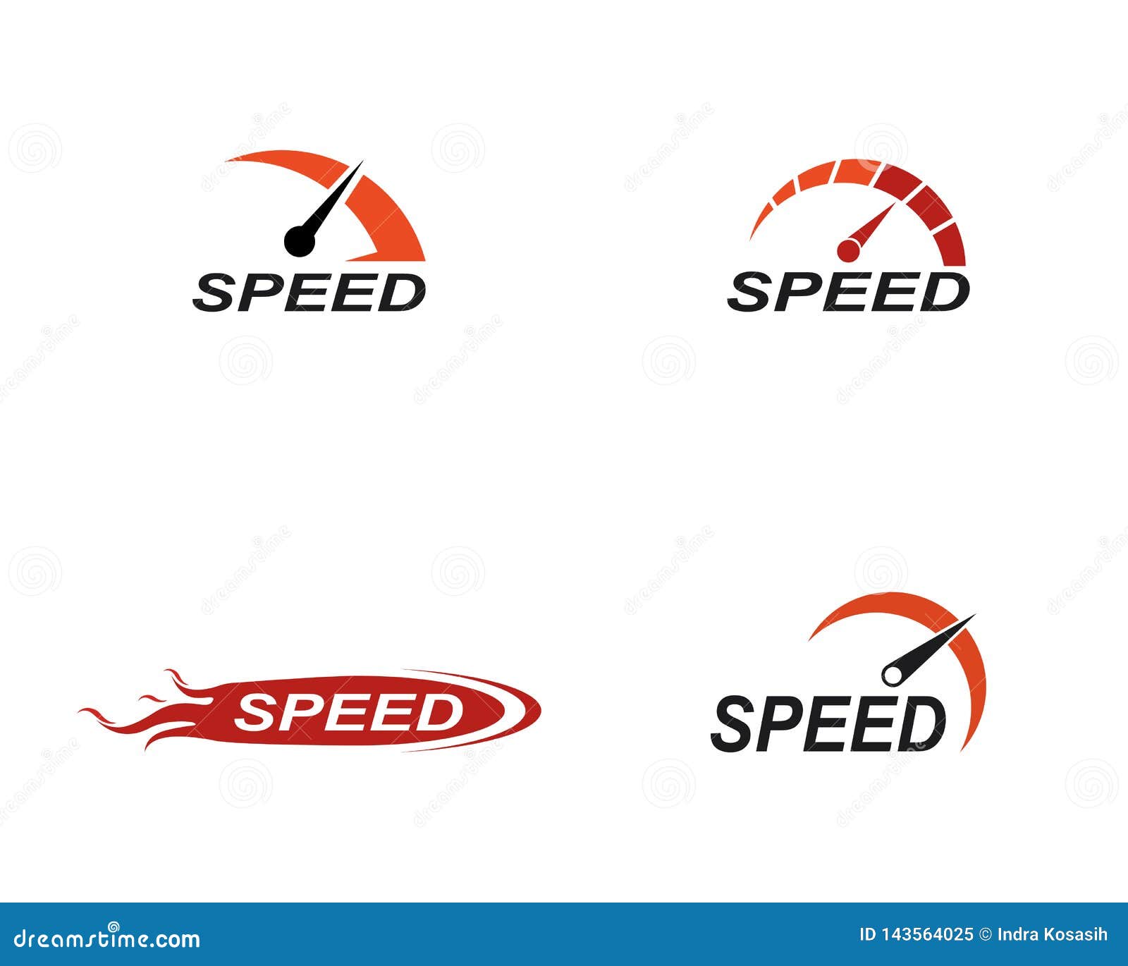 Speed Logo Faster Template Vector Icon Illustration Stock Vector ...