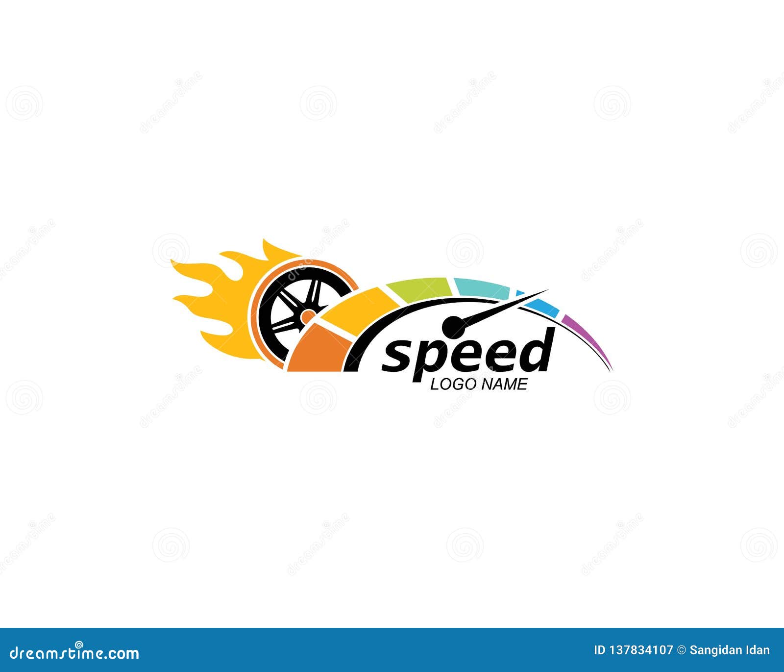 Speed Logo Icon Design Illustration Vector Stock Vector - Illustration ...