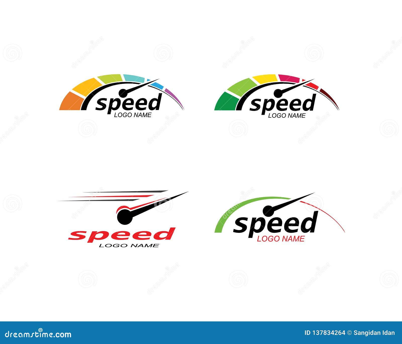 Speed Logo Icon Design Illustration Vector Stock Vector - Illustration ...