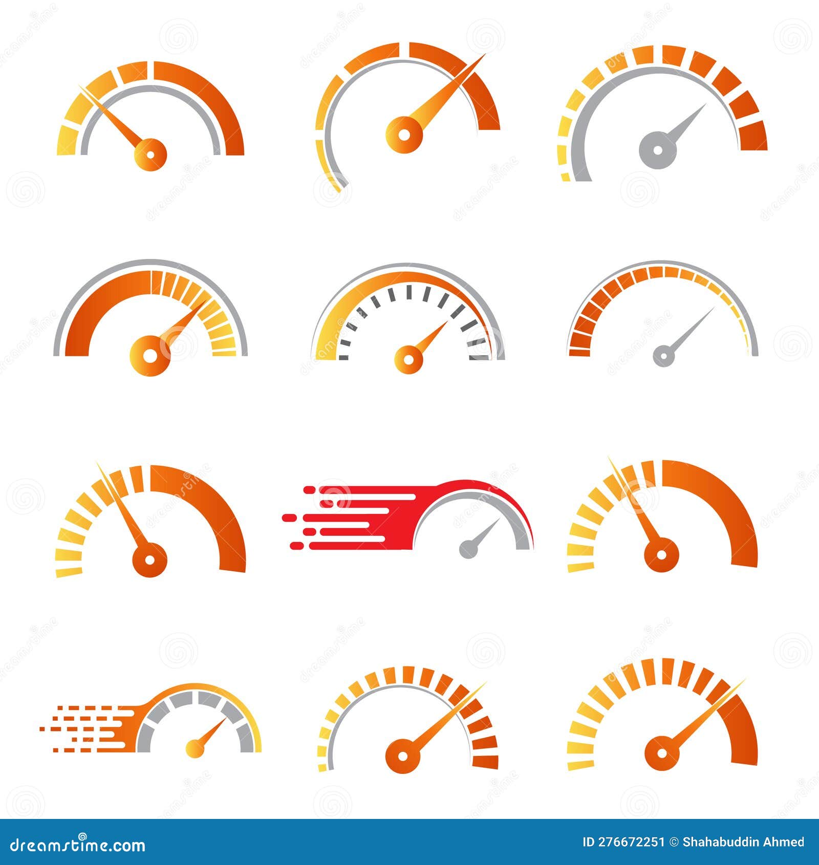 Speed Logo Icon Set Vector Symbol. Stock Vector - Illustration of ...
