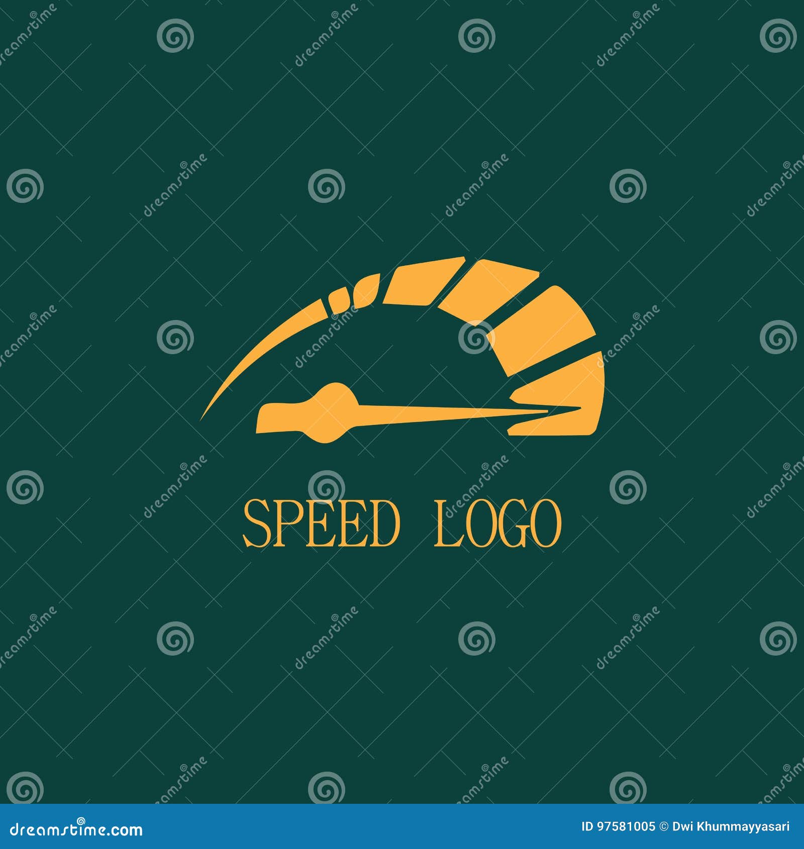 Speed logo vector stock vector. Illustration of arrow - 97581005
