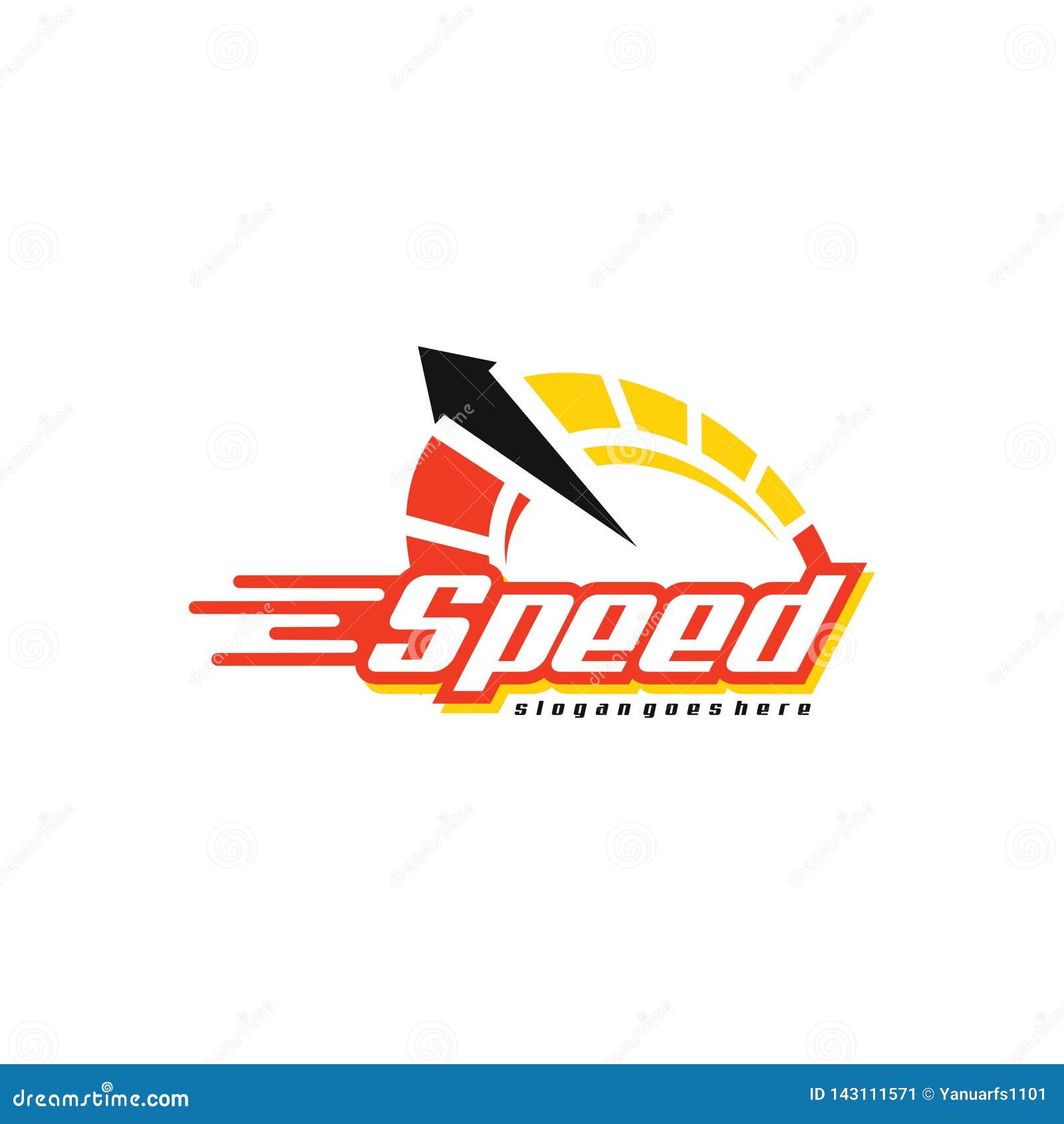 Speed Logo Template. Speedometer Logo Template Stock Illustration ...