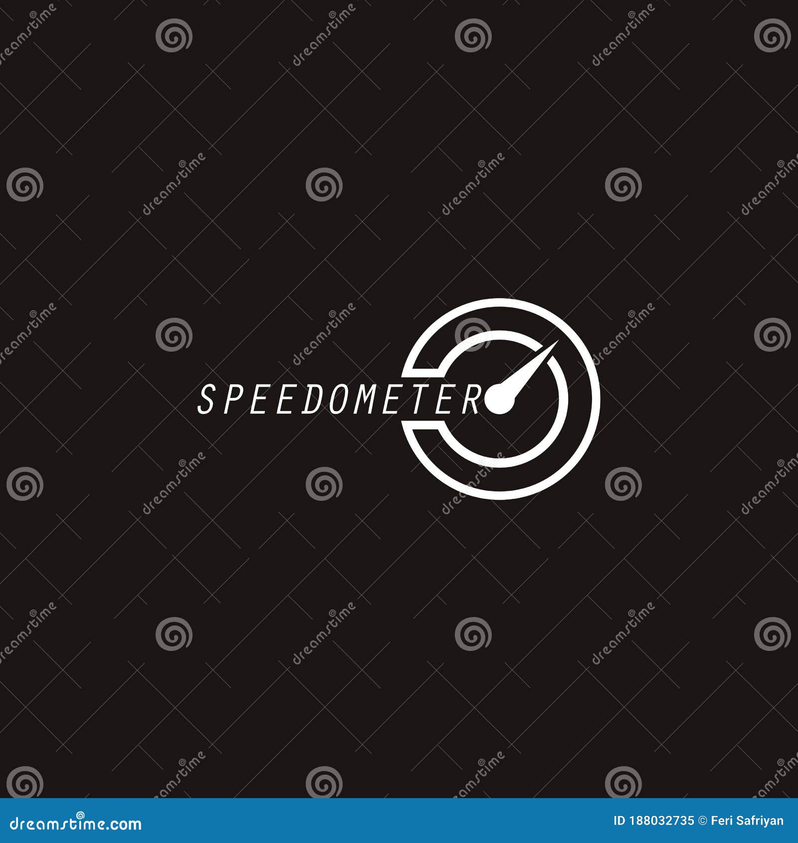 Speed logo template stock vector. Illustration of limit - 188032735