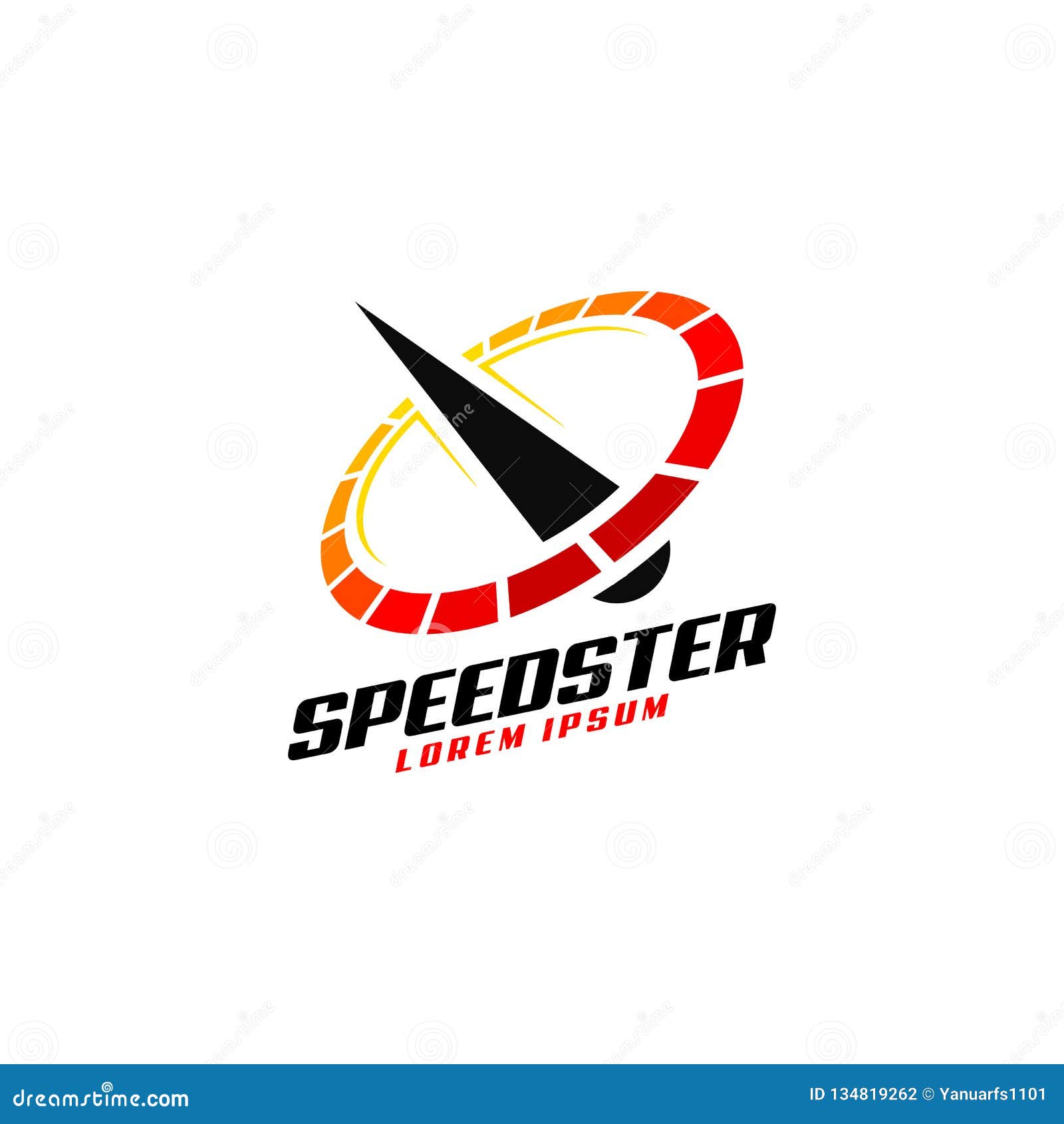 Speed Logo Vector. Speedometer Logo. Fast Logo | CartoonDealer.com ...